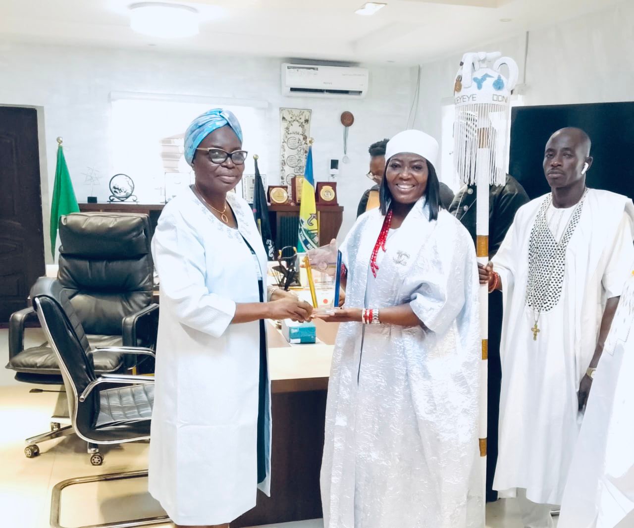CP PSFU Lagos Hosts Olori Ashley Afolasade Ogunwusi, the Olori Ooni of ...
